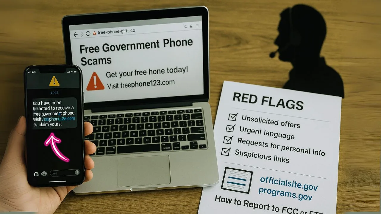 Free Government Phone Scams: Red Flags, Safe Links, And How To Report ...